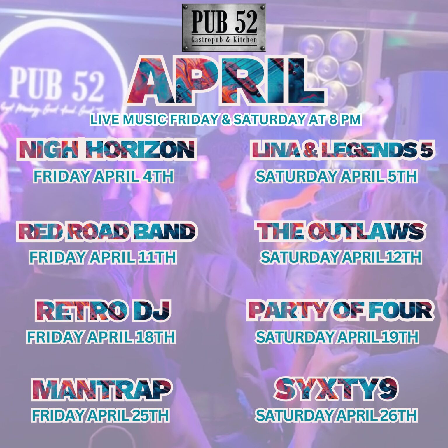 Events – PUB 52